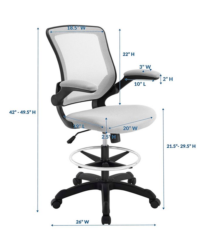 Modway Veer Drafting Chair - Macy's