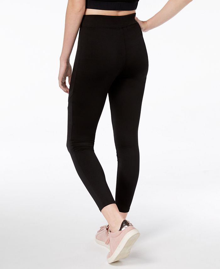 Material Girl Juniors' Mesh-Inset Leggings, Created for Macy's - Macy's