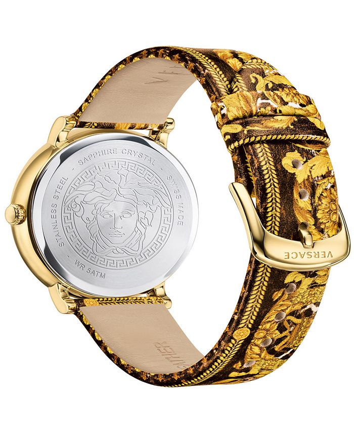 Versace Women's Swiss V-Circle Tribute Edition Baroque SS'92 Print ...
