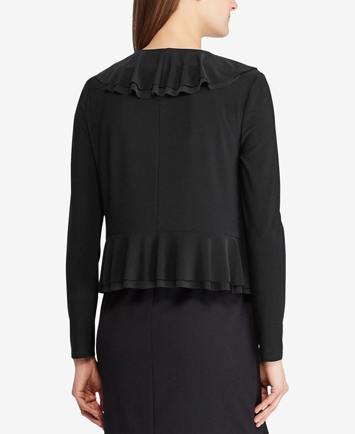 Lauren Ralph Lauren Ruffled Overlay Dress - Macy's