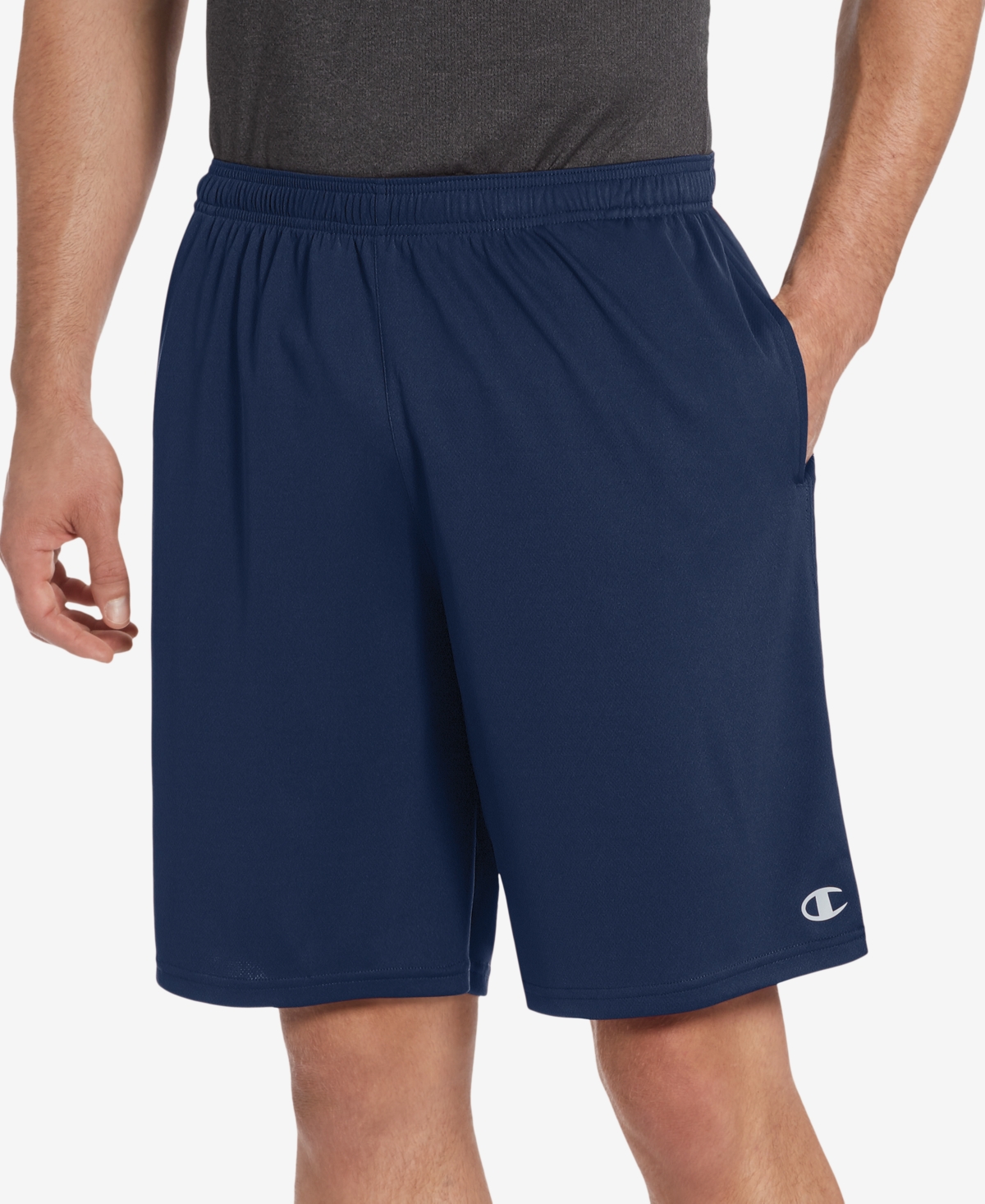 Champion Mens Double Dry Cross-Training 10 Shorts - Navy
