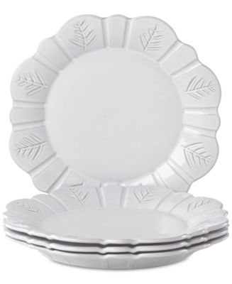 Lenox Alpine Carved Dinner Plates, Set of 4 - Macy's