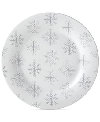 Lenox Alpine Snowflake Round Serving Tray - Macy's