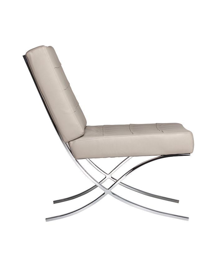 Studio Designs Home Atrium Bonded Leather Chair - Macy's