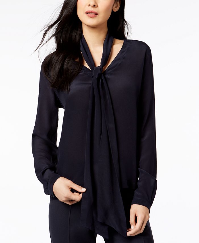 Weekend Max Mara Aguzzo Scarf-Neck Top - Macy's