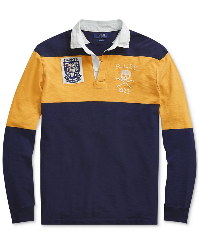 Polo Ralph Lauren Men's Classic-Fit Jersey Rugby Patch Polo Shirt - Macy's