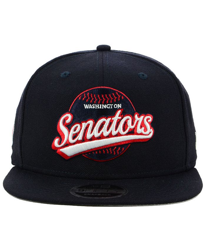 New Era Washington Senators Vintage 9FIFTY Snapback Cap - Macy's