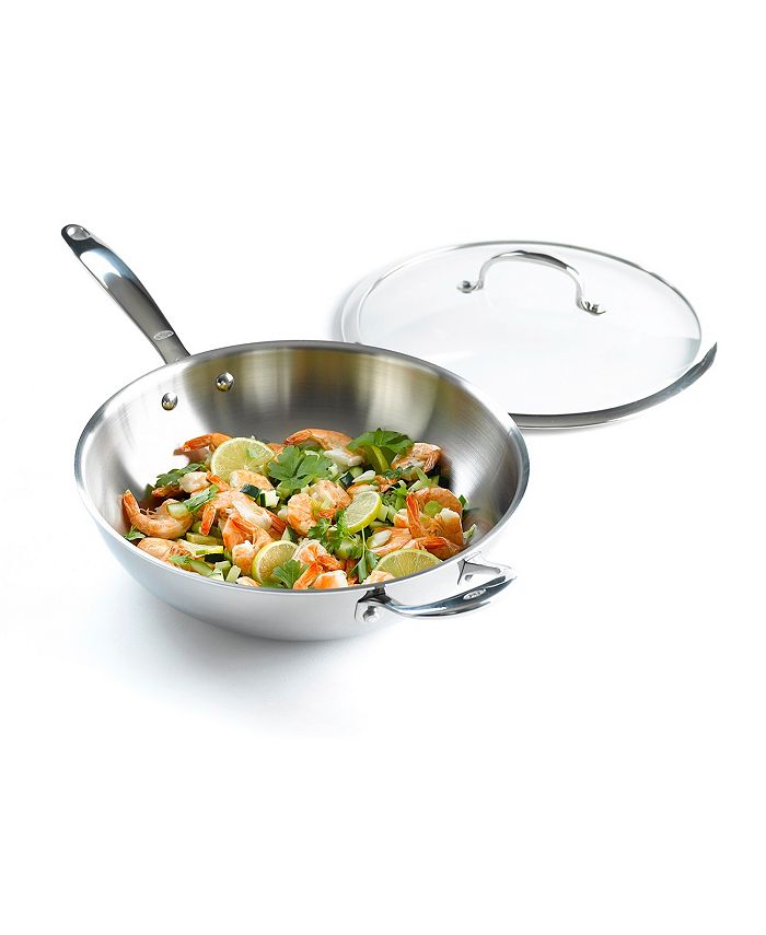 OXO Good Grips Pro Multi-layer Stainless Steel 5QT/12" Covered Wok - Macy's