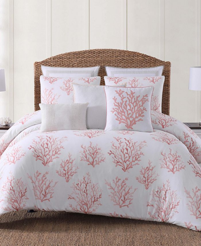 Oceanfront Resort Cove Printed 3 Piece King Duvet Cover Set - Macy's