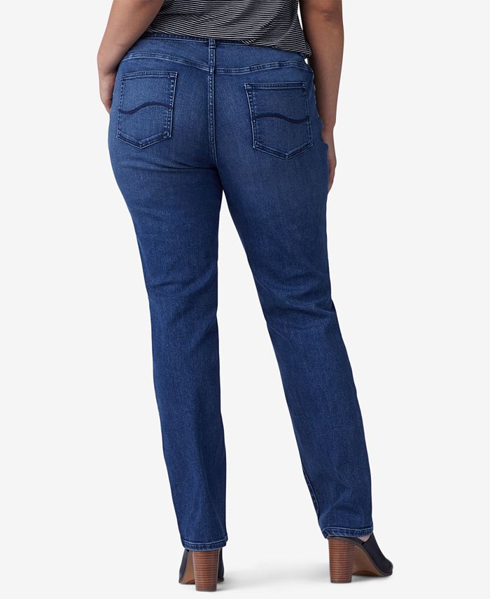 Lee Platinum Plus & Petite Plus Size Straight-Leg Jeans - Macy's