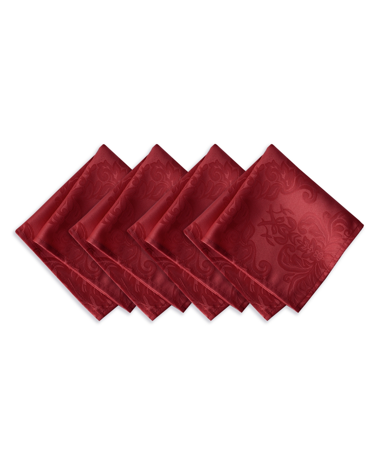 Elrene Barcelona Jacquard Damask Napkins  Set of 4