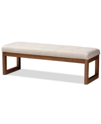 Estienne Wood Bench - Macy's