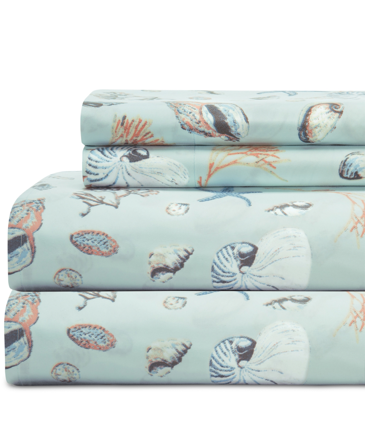 Click here for Beatrice Home Fashions Coastal Printed 4-Pc. Sheet... prices