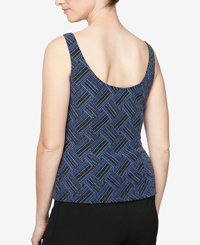 Alex Evenings Printed Jacket & Top Set - Macy's