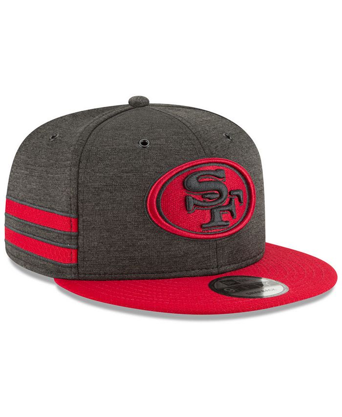 New Era San Francisco 49ers On Field Sideline Home 9FIFTY Snapback Cap ...