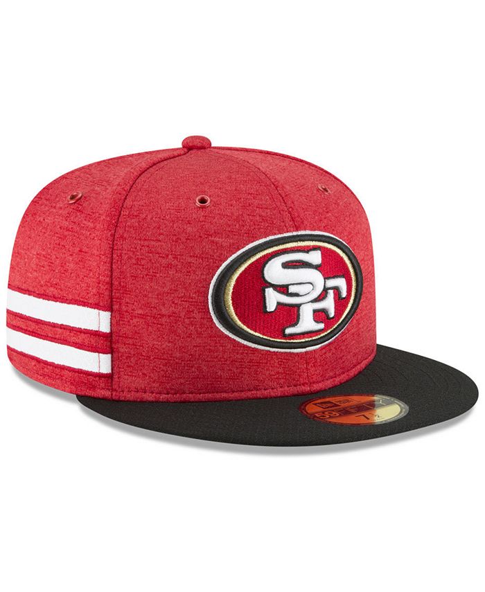 New Era San Francisco 49ers On Field Sideline Home 59FIFTY FITTED Cap ...