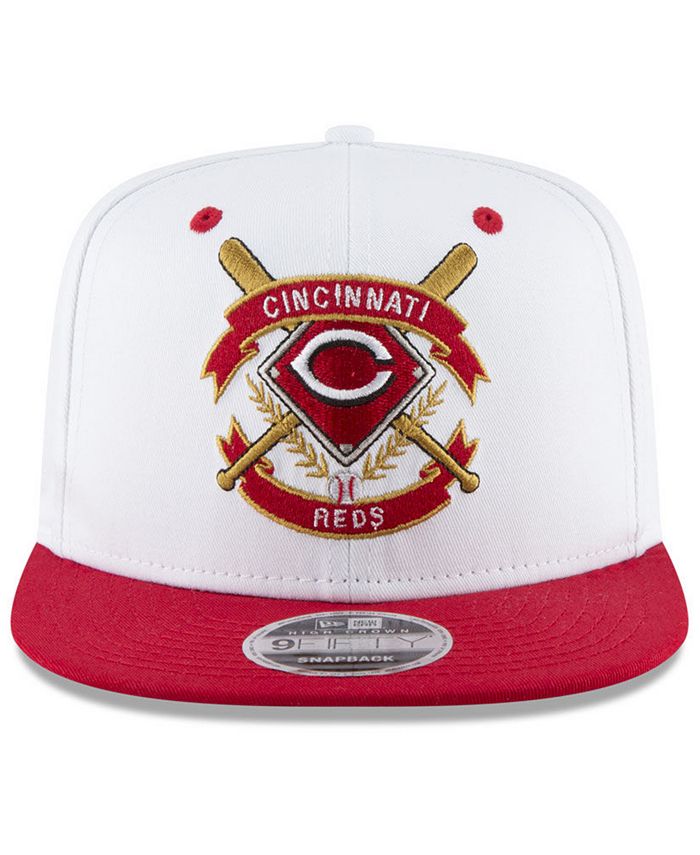 New Era Cincinnati Reds Crest 9FIFTY Snapback Cap - Macy's