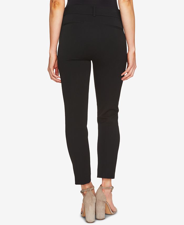 CeCe Twill Straight Leg Pants - Macy's