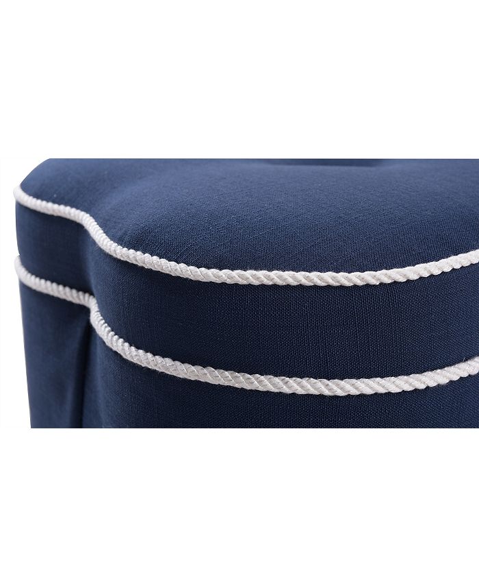 Jennifer Taylor Home Serina Simplistic Ottoman - Macy's
