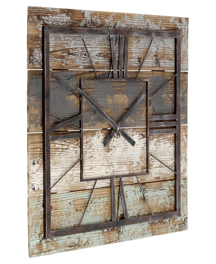 Aspire Home Accents Weston Square Wall Clock - Macy's