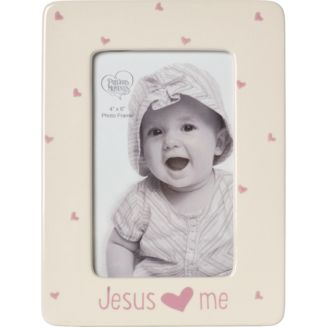 Jesus Loves Me 4 x 6 Photo Frame, Girl - Macy's