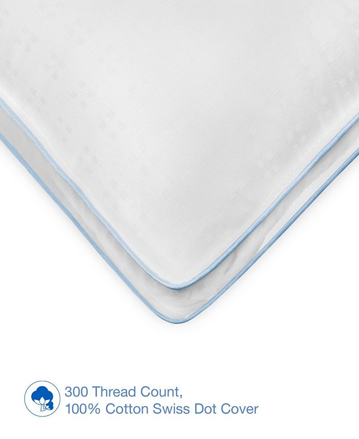SensorGel Cool Fusion Firm Density Pillow 4 Pack With Cooling Gel Beads - Macy's