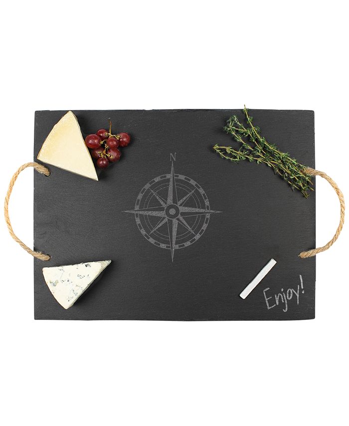 Cathy's Concepts Slate Compass Serving Board - Macy's