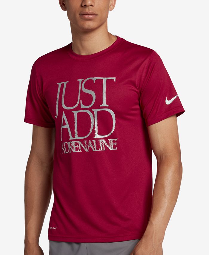 Nike Men's Dry Graphic Running T-Shirt - Macy's