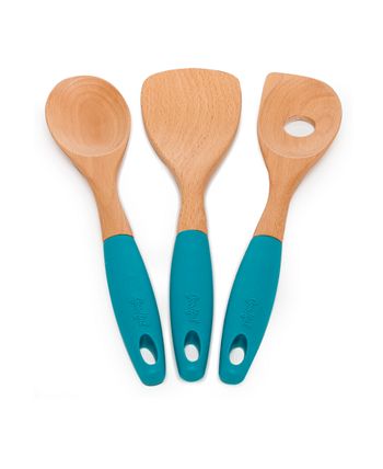 Goodful 3-Pk. Beechwood Utensils, Created for Macy's - Macy's