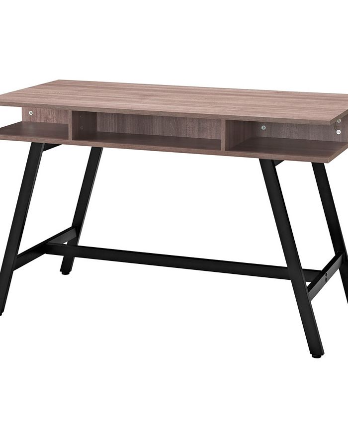 Modway Turnabout Office Desk in Birch - Macy's