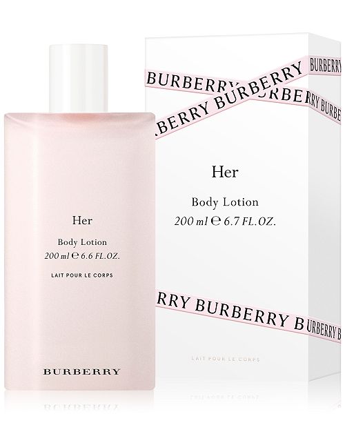 Burberry Her Body Lotion, 6.6-oz. & Reviews - All Perfume - Beauty - Macy's