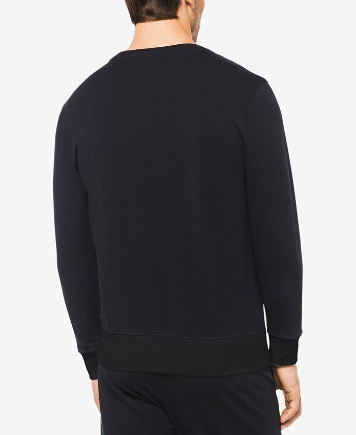 Michael Kors Men's Micro-Terry Sweatshirt - Macy's