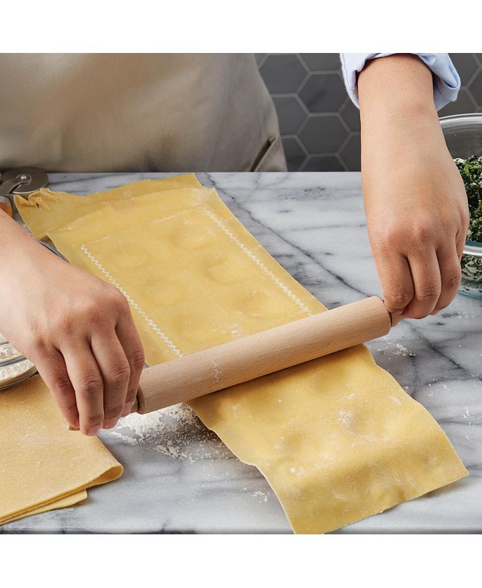 Anolon Gourmet Prep 12-Imprint Ravioli Press with Mini Rolling Pin - Macy's