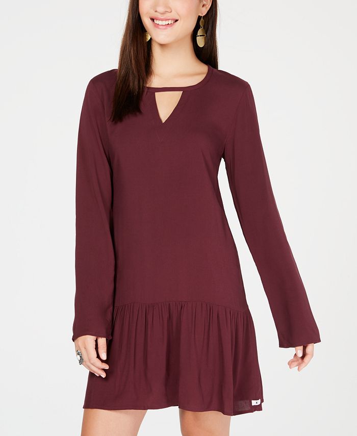 Hurley Juniors' Cabo Cutout Drop-Waist Dress - Macy's