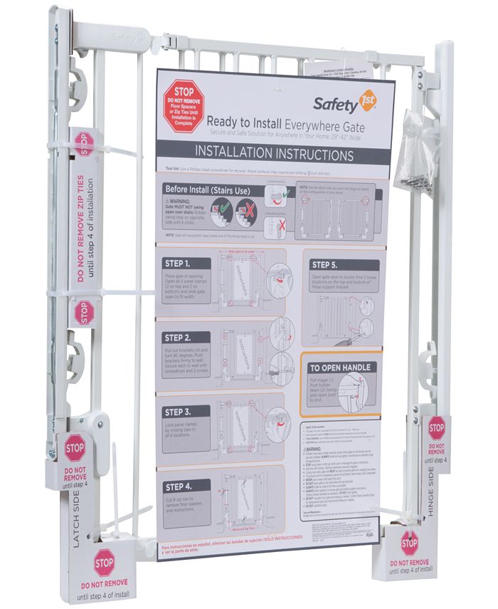 Safety 1st Ready to Install Top of Stairs Gate - Macy's