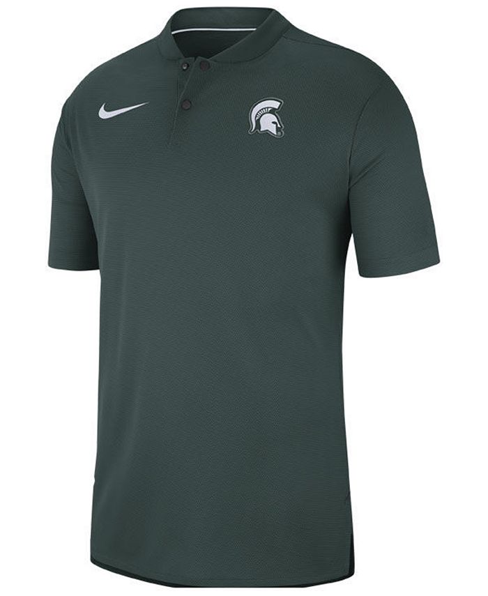 Nike Men's Michigan State Spartans Elite Coaches Polo 2018 - Macy's