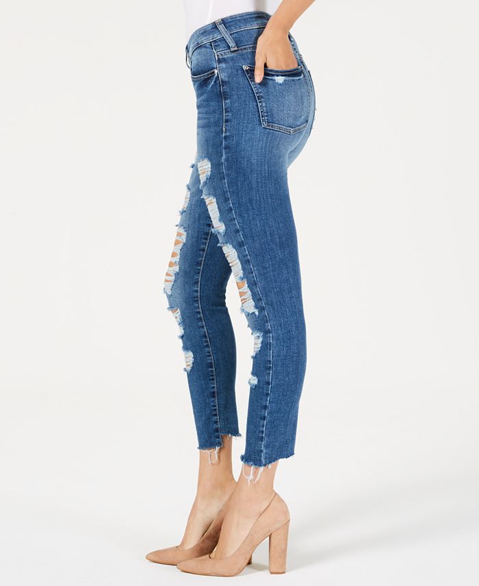 GUESS Ripped Skinny Jeans - Macy's