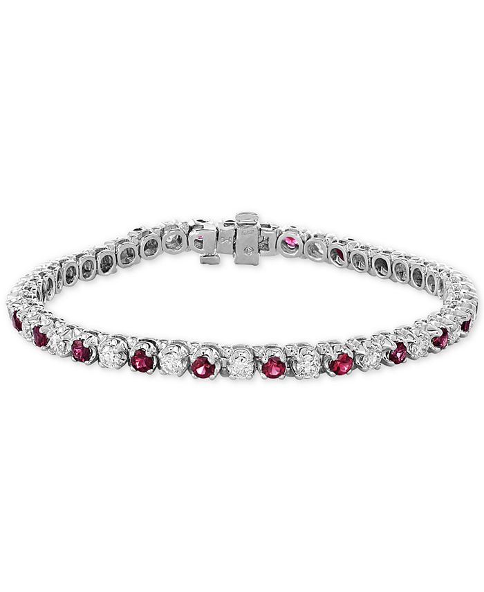 EFFY Collection EFFY® Certified Ruby (3 ct. t.w.) & Diamond (2-1/6 ct ...