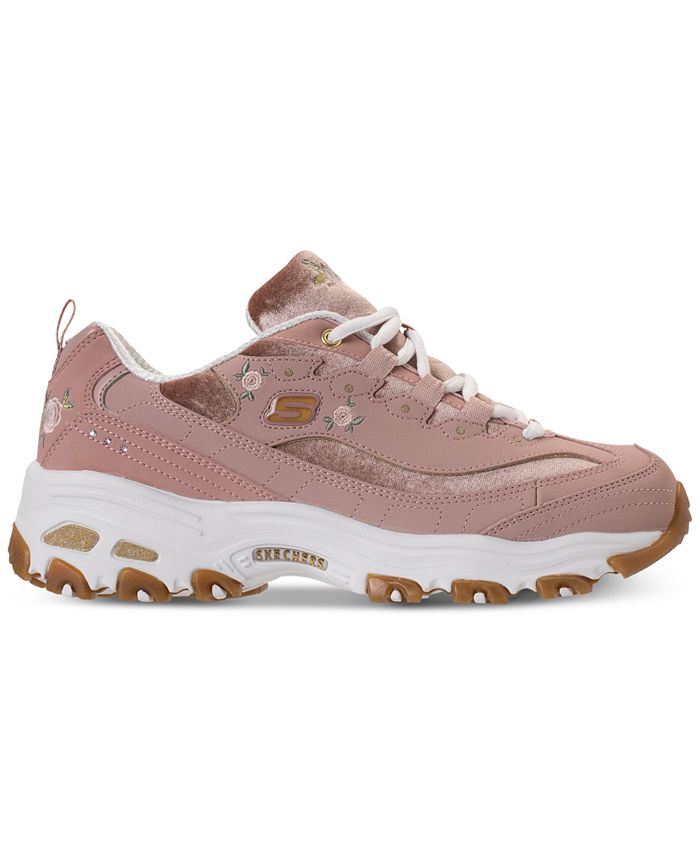 Skechers Women's D'Lites - Rose Blooms Walking Sneakers from Finish ...