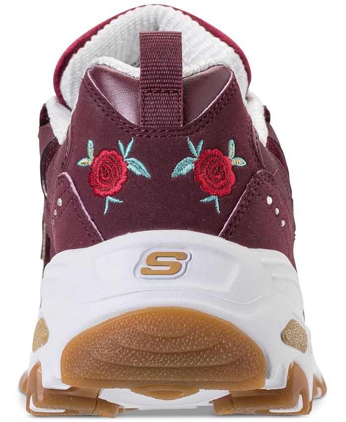 Skechers Women's D'Lites - Rose Blooms Walking Sneakers from Finish ...