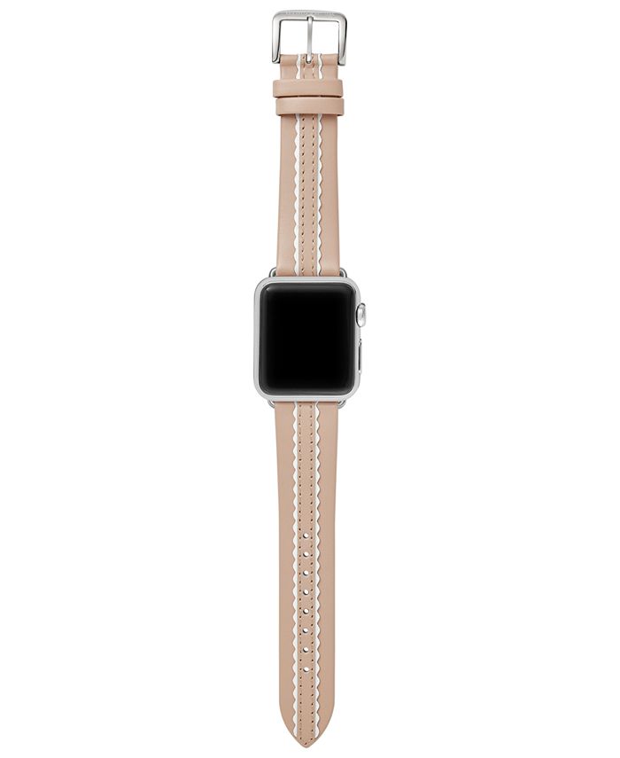 kate spade new york Women's Vachetta Leather Apple Watch® Strap - Macy's