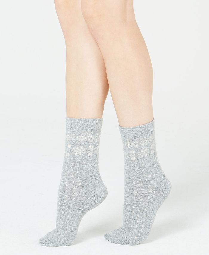 Polo Ralph Lauren Polo Ralph Lauren Snowflake-Border Boot Socks - Macy's