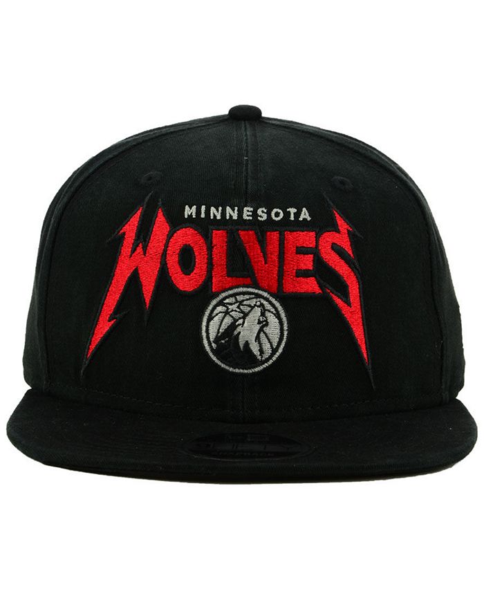 New Era Minnesota Timberwolves 90s Throwback Groupie 9FIFTY Snapback ...