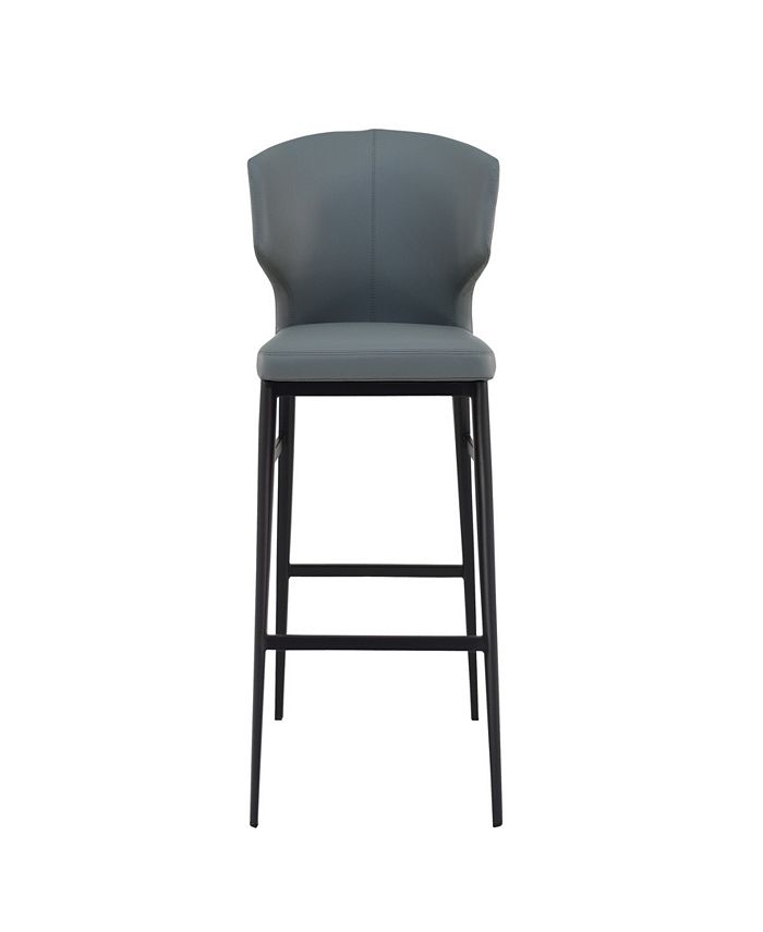 Moe's Home Collection Delaney Bar Stool Gray & Reviews - Home - Macy's
