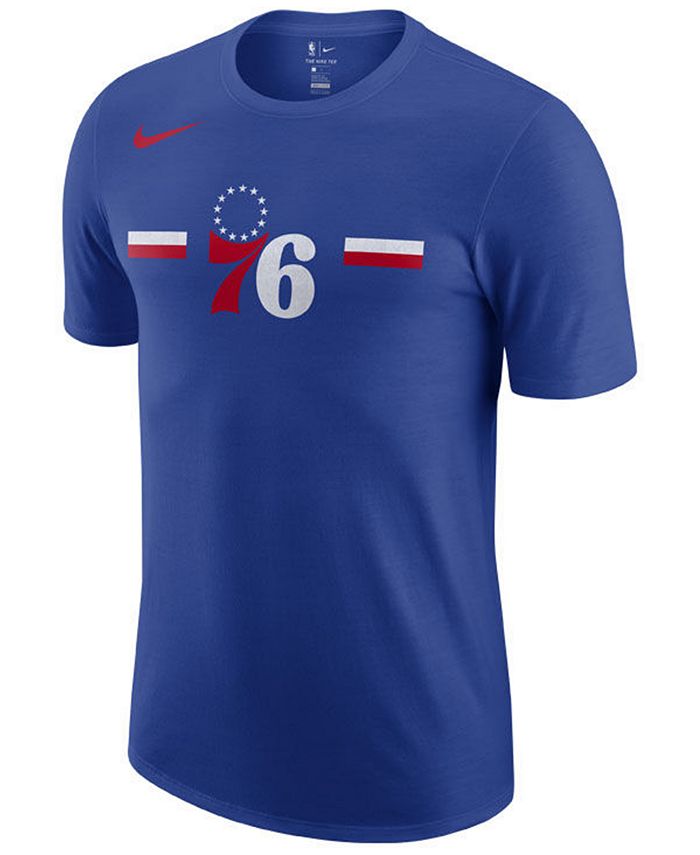 Nike Men's Philadelphia 76ers Essential Logo T-Shirt - Macy's
