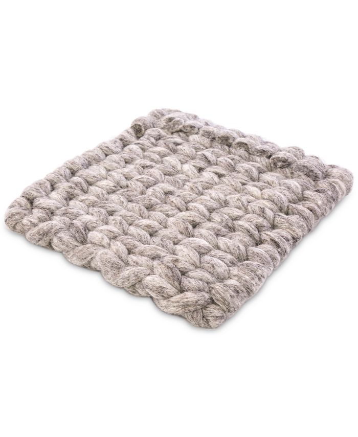 Thirstystone Cable Knit Wool Trivet - Macy's