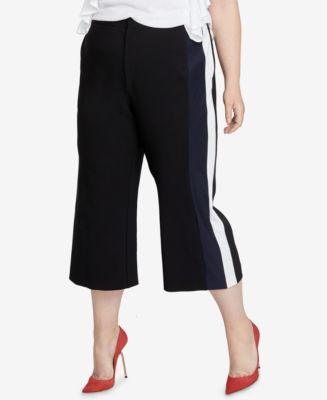RACHEL Rachel Roy Trendy Plus Size Gwen Cropped Pants - Macy's