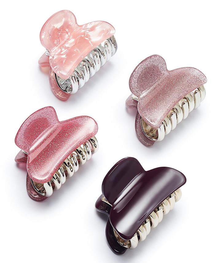 INC International Concepts I.N.C. 4-Pc. Multicolor Hair Claw Clips ...