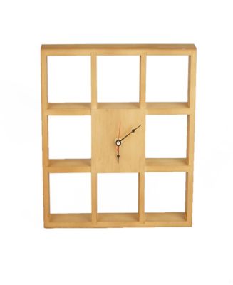 Mind Reader Wall Shelf Clock for Kitchen, Bedroom, Bathroom, Office Use ...