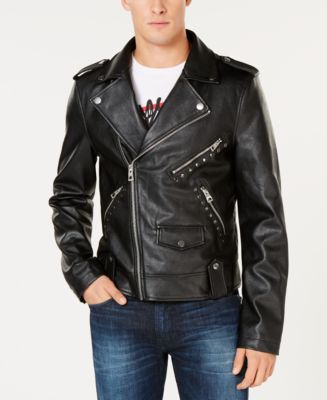 GUESS Men's Rising Tiger Moto Jacket - Macy's